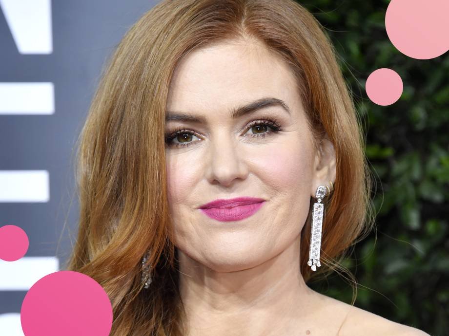 Isla Fisher Straight Hair