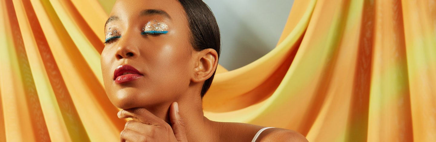 A Winged Glitter Eye Tutorial to Try This Spring | Makeup.com