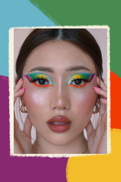 Colorful Geometric Eyeshadow Tutorial | Makeup.com
