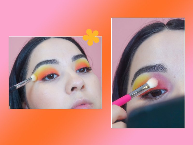 Colorful Floral Eye Makeup Tutorial